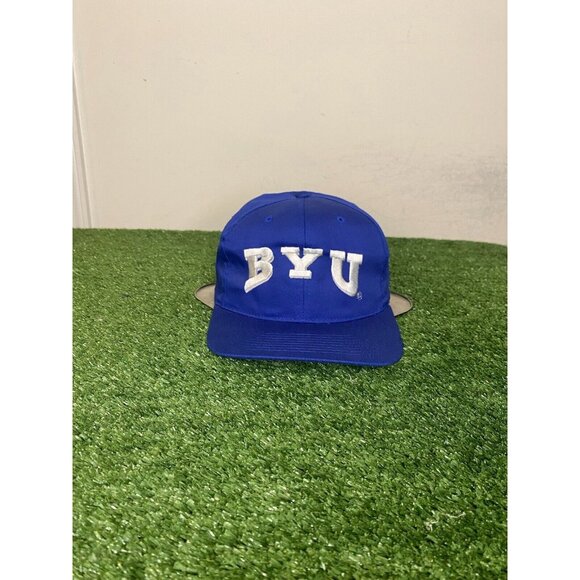 Top of the World | Accessories | Vintage Byu Cougars Hat Cap Snap Back Brigham Young Blue Mens ...